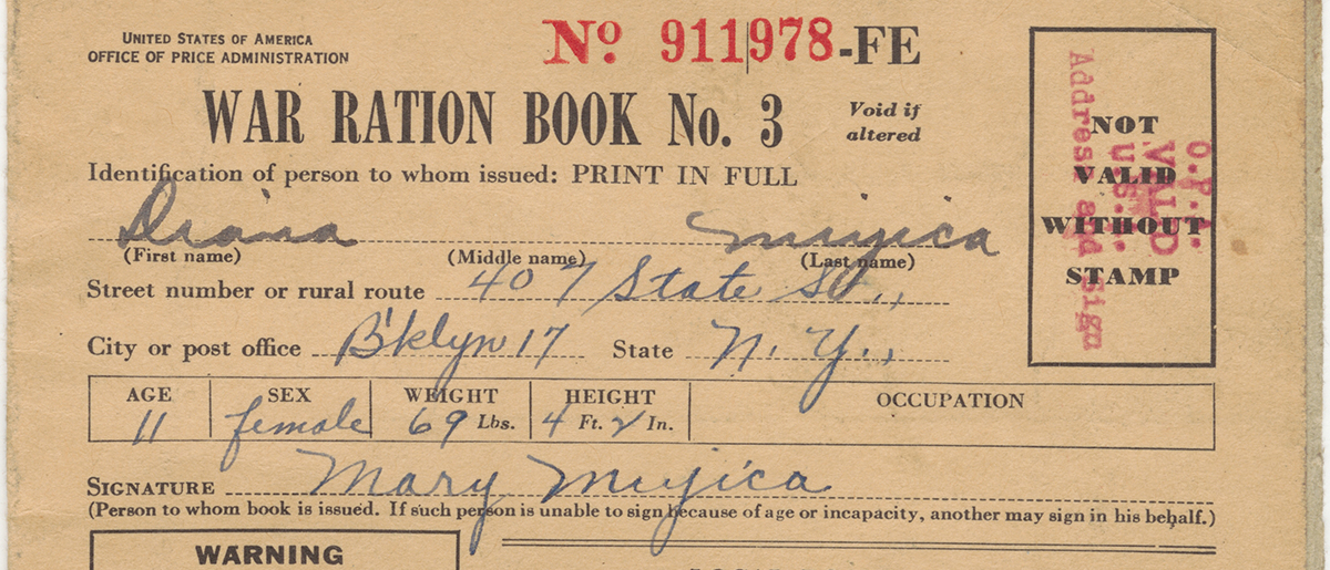 Flexslider: War Ration | Documentary Heritage and Preservation Services ...